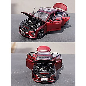 Models Vehicle Replica Car 1 18 Fit for Cadillac CT4 Luxury Car Simulation Scale Car Model Steel Diecast Toy Vehicle Collect Souvenir Collectible Gift 2023 2024