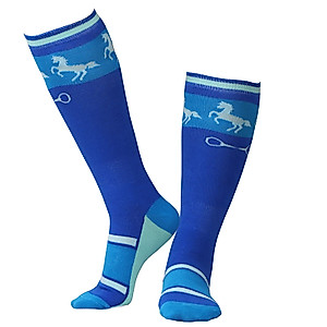 Harrison Howard 3 Pairs Premium Quality Equestrian Riding Socks for Horse Riding &Tall Boot Knee High Socks for Women