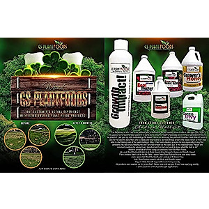 Organic Liquid Humic Acid with Fulvic Increased Nutrient Uptake for Turf, Garden and Soil Conditioning 1 Gallon Concentrate (Packaging May Vary)