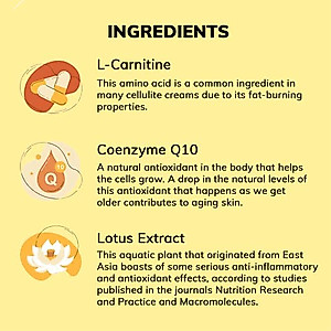 Life’s Butter Anti-Cellulite Cream with Coenzyme Q10, L-Carnitine and Coconut Oil | Skin Smoothening Natural Product | Skin Firming Lotion Cellulite Remover Treatment | 6 fl oz