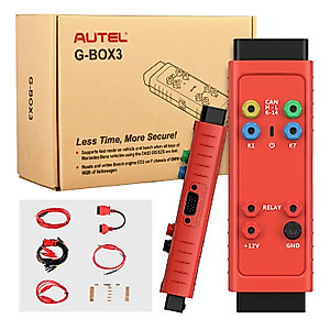 Autel 2024 G-BOX3 Accessory Tool, Upgraded of Gbox2, Gbox3 Key Programming Adapter for Mercedes-Benz/for BMW, Writing Boot Mode Bench Method, Works W/MaxiIM IM508(S) + XP400, IM608 PRO II, IM608S II