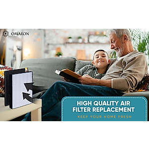 FY2422 NanoProtect Hepa and FY2420 Carbon Filters Replacement set for Philips AC2889, AC2882, AC2887, AC2880, 2000, 2000i Series Air Purifiers and AC3829, AC3821 Air Humidifiers (2 Pcs)