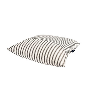 SUPMAISON Pack of 2 Decorative Indoor Outdoor Pillow 18" x 18", (Polyester, Crestwood Stripe Gray)