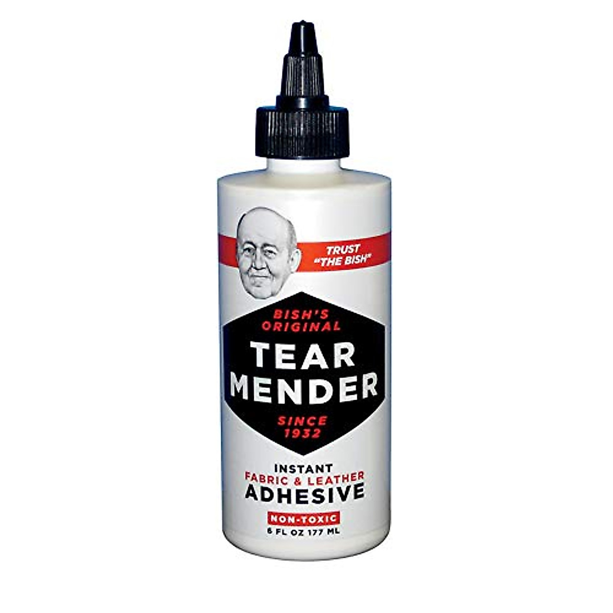 Tear Mender Fabric and Leather Cement, 6OZ, VAL-A Chicago #TG-6H