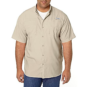 Columbia Men's Standard Tamiami II SS Shirt, Fossil, Medium