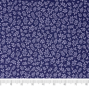 Singer Fabric, 100% Cotton, 5 Pieces Bundle, Purple Floral Field