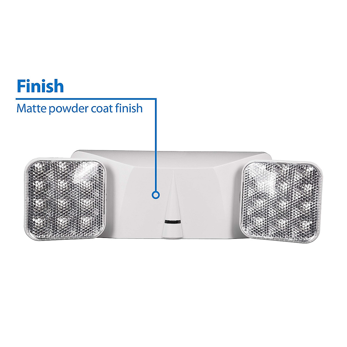 NICOR Lighting EML1-10-UNV-WH-R LED Emergency Lighting, White