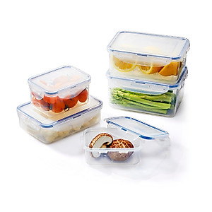LOCK & LOCK Rectangular Water Tight Food Container (15 oz)