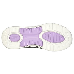 Skechers Women's Go Walk Arch Fit Unify Sneaker, Gray/Lavender, 7.5