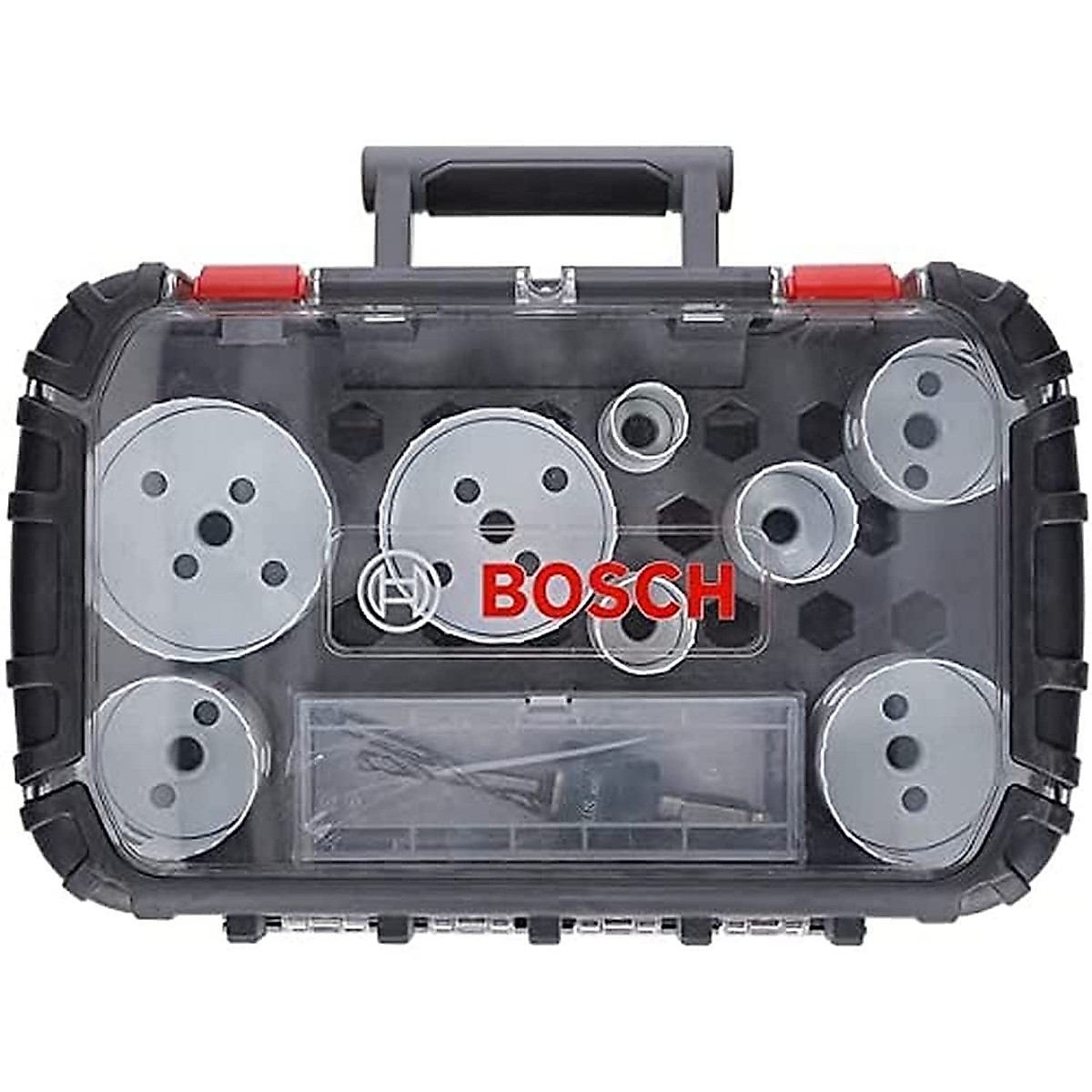 Bosch 2608594194 11-Piece Set Electricians Set Bi-Metal Hole Saws 8% Cobalt Alloy Diameter 25, 32, 40, 54, 60, 68, 76, 86 mm