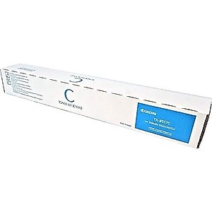 Kyocera 1T02NDCUS0 Model TK-8517C Cyan Toner Cartridge For use with Kyocera/Copystar CS-5052ci, CS-6052ci, TASKalfa 5052ci and 6052ci Color Multifunctional Printers