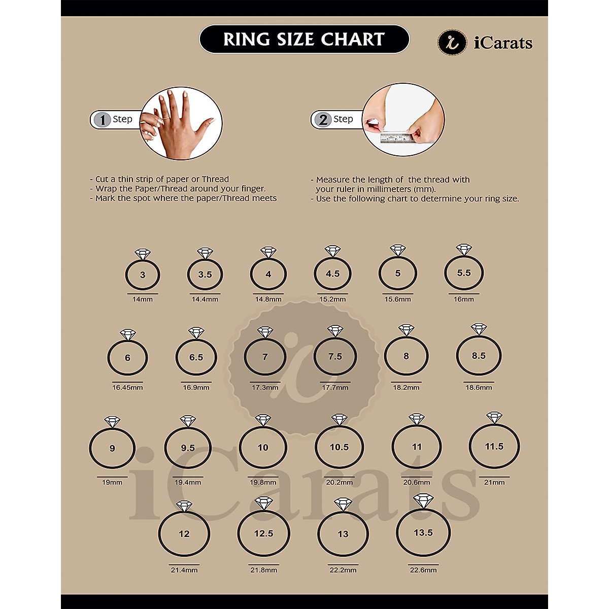 iCarats 925 Sterling Silver Garnet Stone Ring For Women Silver Statement Ring Band Jewelry - Size 7