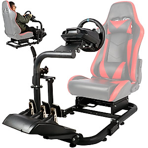 Dardoo G920 Gaming Simulator Cockpit Compatible with Logitech G27 G29 G923, Fanatec, Thrustmaster T300RS,TXRW Base for PS4,Xbox PC, Wheel Stand Without Wheel, Pedal, Handbrake and Seat