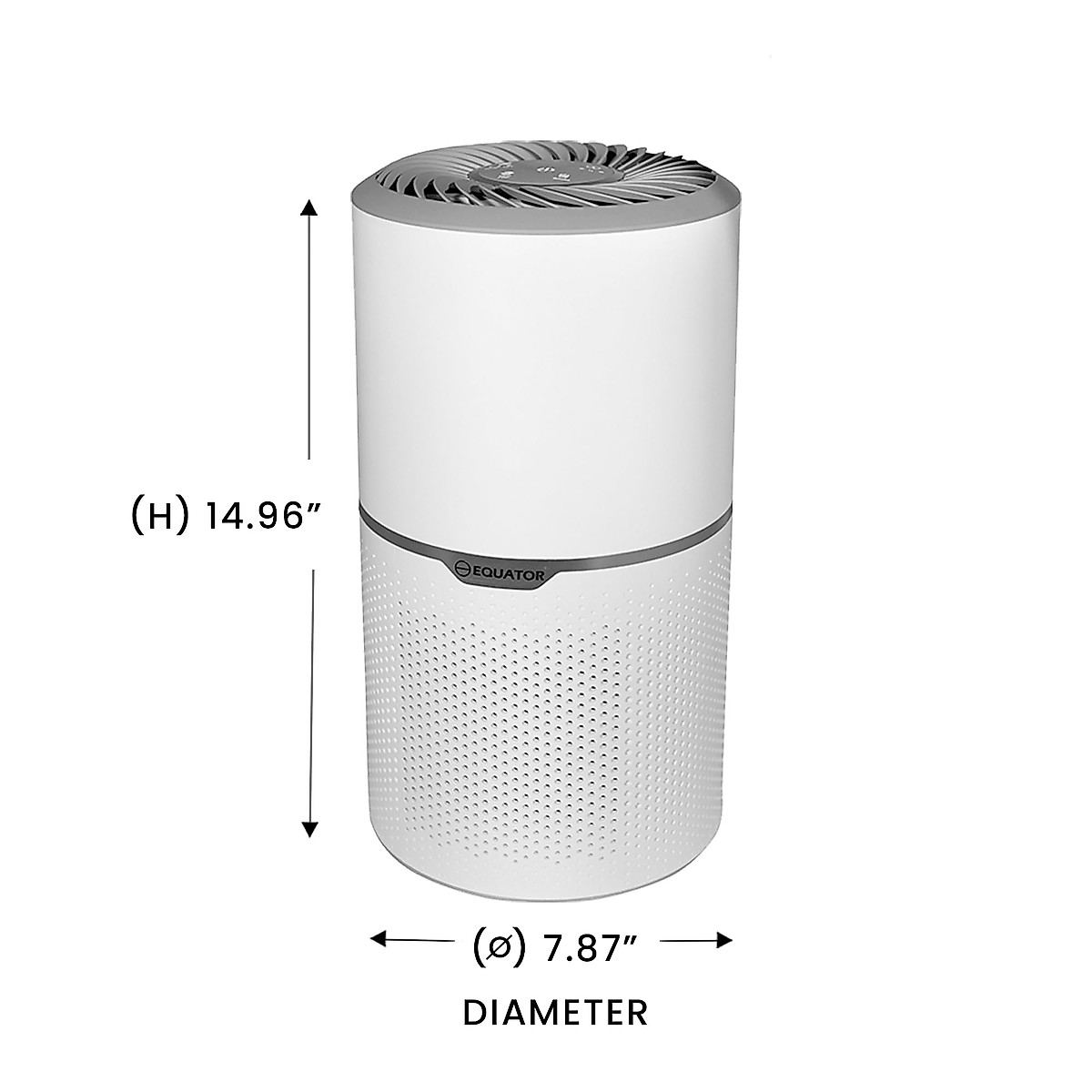 Equator HEPA Air Purifier with PET Option 269sf 110V