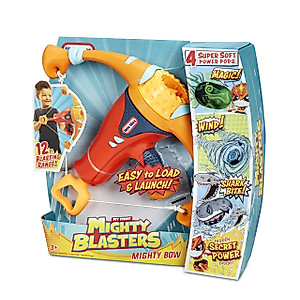 Little Tikes Mighty Blasters Mighty Bow Toy Blaster with 4 Soft Power Pods, Multicolor, Model: