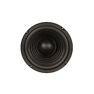 Goldwood Sound GW-206/8 OEM 6.5" Woofer 180 Watts 8ohm Replacement Speaker, Black