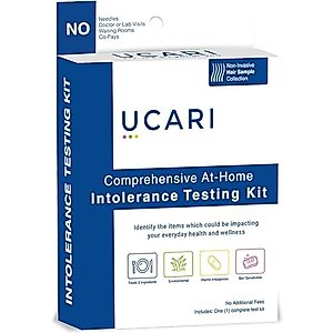 UCARI Sensitivity Test for Humans | Screens for 1500+ Intolerances | Food & Environment Analysis | Non Invasive Home Test Hair Sample Method | Results in 48 Hours | Adults & Kids