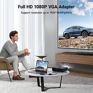 UGREEN VGA Splitter 1 in 2 Out Screen Duplication Support Mirror Mode Only Y Splitter Computer Monitor VGA SVGA Port with 1M Cable Support 1080P 60Hz for Laptop PC to Monitor
