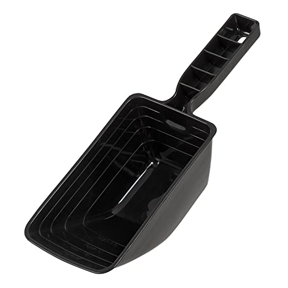 IRIS USA 3-Piece 35 Lbs / 45 Qt WeatherPro Airtight Pet Food Storage Container Combo with Scoop and Treat Box for Dog Cat and Bird Food, Keep Pests Out, Translucent Body, Easy Mobility, Black