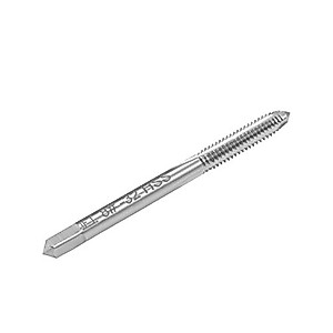 uxcell Machine Tap #8-32 UNC Thread 2B Class 3 Flutes High Speed Steel Screw Threading Tap Tapping Tool 5pcs