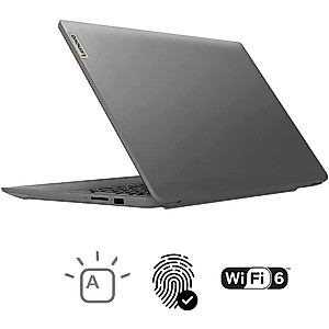lenovo IdeaPad Touchscreen Laptop (Newest Model), 15.6” Full HD Display, Intel Quad-Core i5-1135G7, 12GB RAM, 512GB SSD, Backlit Keyboard, Fingerprint Reader, Windows 11 Home in S Mode, Grey