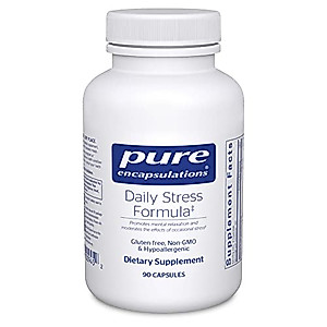 Pure Encapsulations Daily Stress Formula | Hypoallergenic Stress Defense Formula | 90 Capsules