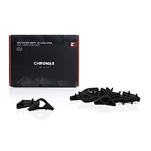 Noctua NA-SAVP1 chromax.Black, Anti-Vibration Pads for 120/140mm Noctua Fans (16-Pack, Black)