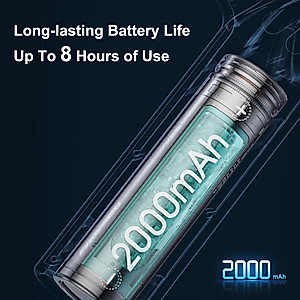 TryQueen High Speed Handheld Fan with Ice Compress 0-100 Speed Portable Jet Fan 2000mAh Rechargeable Personal Portable Fan Mini Blower 8000RPM Turbo Cooling Bladeless Compact Lightweight for Travel