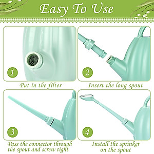 2.5 Gallon Watering Can for Outdoor Plants Bottle for Watering Indoor Outdoor Plants,Modern Plant Watering Can Large Long Spout with Sprinkler Head