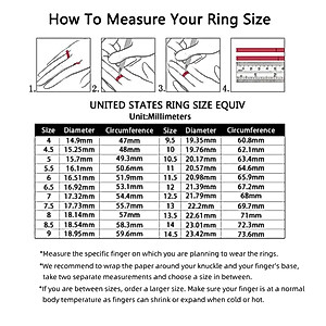 Adreamz Promise Ring for Her Couple Ring for Him and Her I Love You Silver Stainless Steel Wedding Band Engagement Ring 7