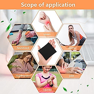 SATINIOR 2 Pairs Compression Wrist Sleeve Compression Wrist Brace Wrist Supports Wrist Wraps Elastic Wristbands for Men and Women Tennis, Tendonitis, Carpal Tunnel (Beige, Medium)