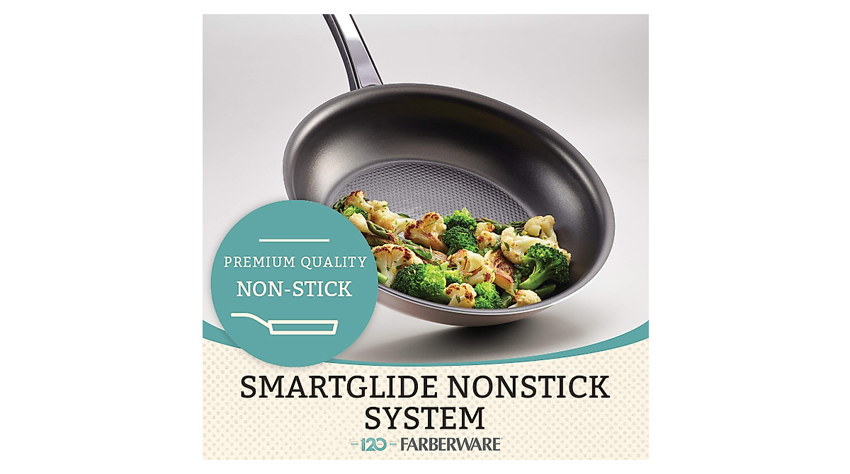 Farberware 12-Inch Nonstick Frying Pan - Oven & Dishwasher Safe
