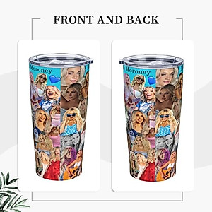 LAZHANG Megan Music Moroney Stainless Steel Insulated Car Sippy Cup With Lid Travel Mug for Cold Hot 20 oz