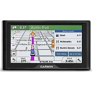 Garmin Drive 50 USA LM GPS Navigator System with Lifetime Maps, Spoken Turn-By-Turn Directions, Direct Access, Driver Alerts, and Foursquare Data