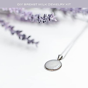 Breast Milk Jewelry DIY Kit - Stainless Steel Keepsake for Breastfeeding Moms