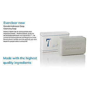 Microdermabrasion Keratosis Pilaris, Folliculitis & Acne Exfoliating Deep Cleansing Scrub Soap, KP Bump Eraser, Back & Butt Acne Exfoliant, Wash Cleanser - Rough, Bumpy & Dry Skin Gets Rid Of Redness