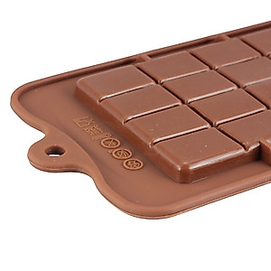 V-fox Silicone Break-Apart Chocolate, Protein and Energy Bar Molds (Set of 2)