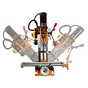 WEN 33013 4.5A Variable Speed Single Phase Compact Benchtop Milling Machine with R8 Taper