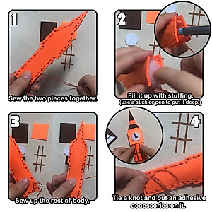 i-daum Sewing Kit for Kids - Worldwide Landmarks Craft kit w. World map, Information Cards, Educational Arts & Crafts Gift for Boys and Girls Ages 8-12, DIY Kid Felt Sewing Project Includes 37 Items