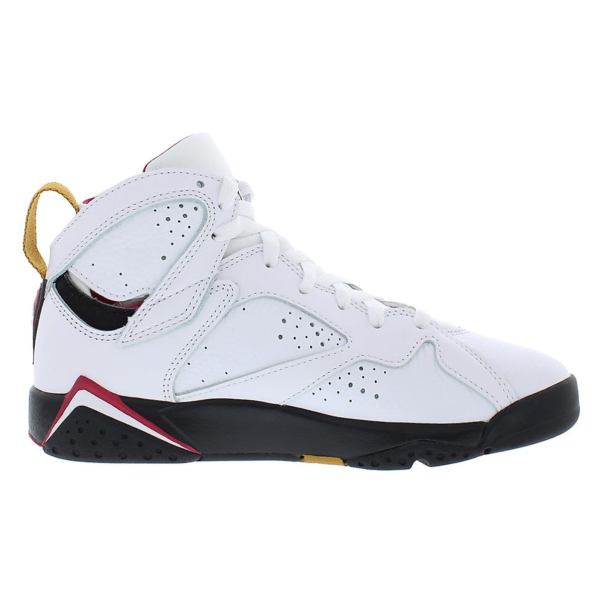 Jordan Air 7 Retro BG (Big Kid) White/Black/Cardinal Red/Chutney 6.5 Big Kid M