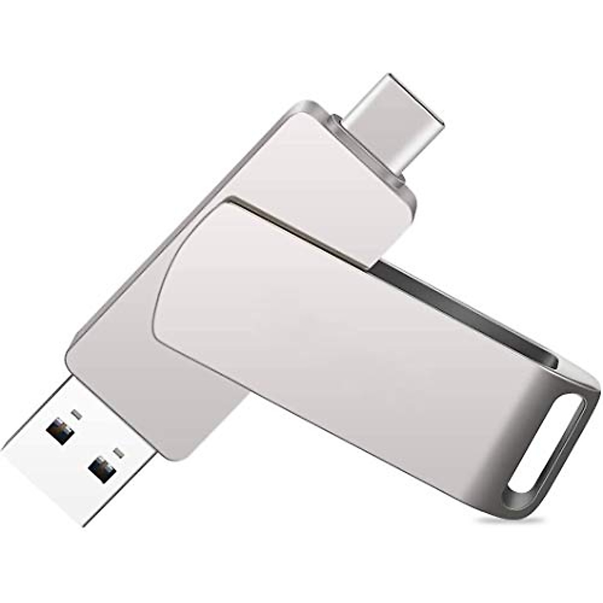 USB C Flash Drive, USB Type C Thumb Memory Stick 64 GB 2 in 1 USB 3.0 + Type C OTG, Dual Flash Drive