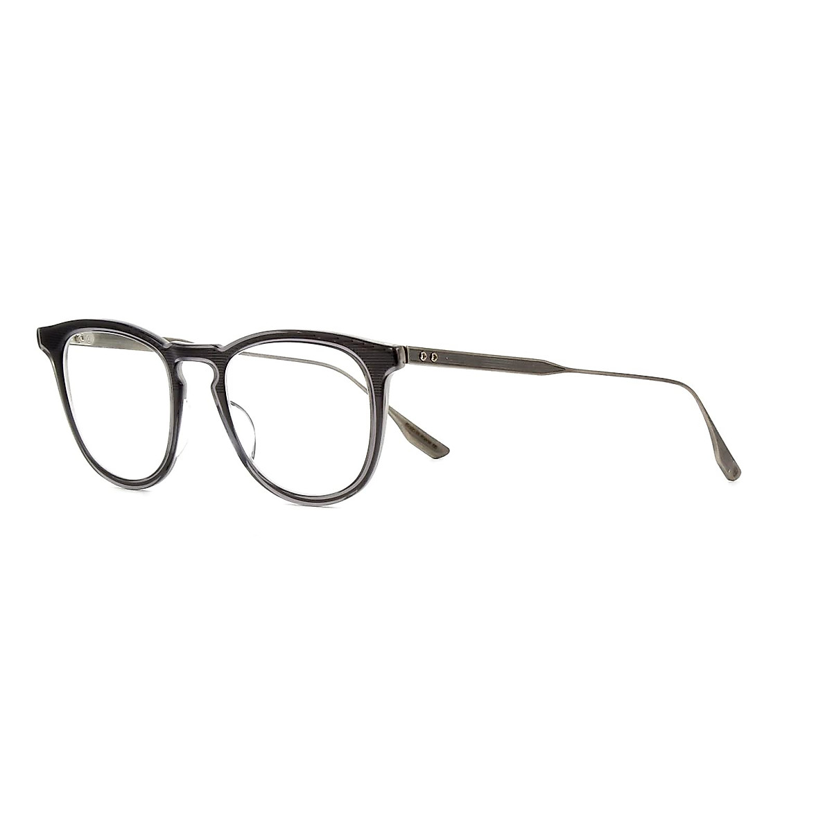 Dita DTX 105-49-03 Falson EyeglassesCrystal Grey/Antique Silver w/Demo Lens, 49mm