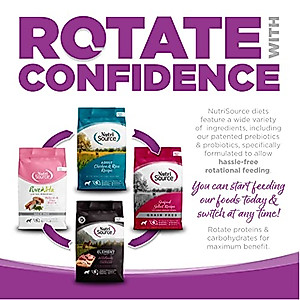 NutriSource Dry Puppy Food for Large Breeds, Chicken and Rice, 26LB