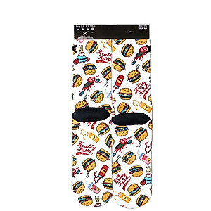 Odd Sox Men's the Krusty Krab, Multi, Sock Size:10-13/Shoe Size: 6-12