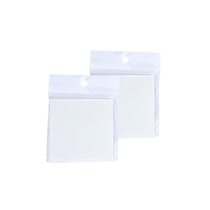 Transparent Sticky Notes, 100 Sheets Waterproof Self-Adhesive Pad, Transparent Sticky Note Pads for Reading, Studying, Home, Office, School