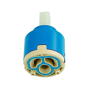 XUCHUAN 40 mm Replacement Ceramic Faucet Valve for Single Handle Kitchen Basin Faucet Part, Plastic Tap Cartridge