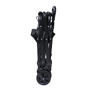 Wagon Cart Foldable Beach Wagon Large Capacity with Wheels Collapsible Wagon Heavy Duty Folding Wagon Portable for Camping Travel Sports Fishing (Black M)