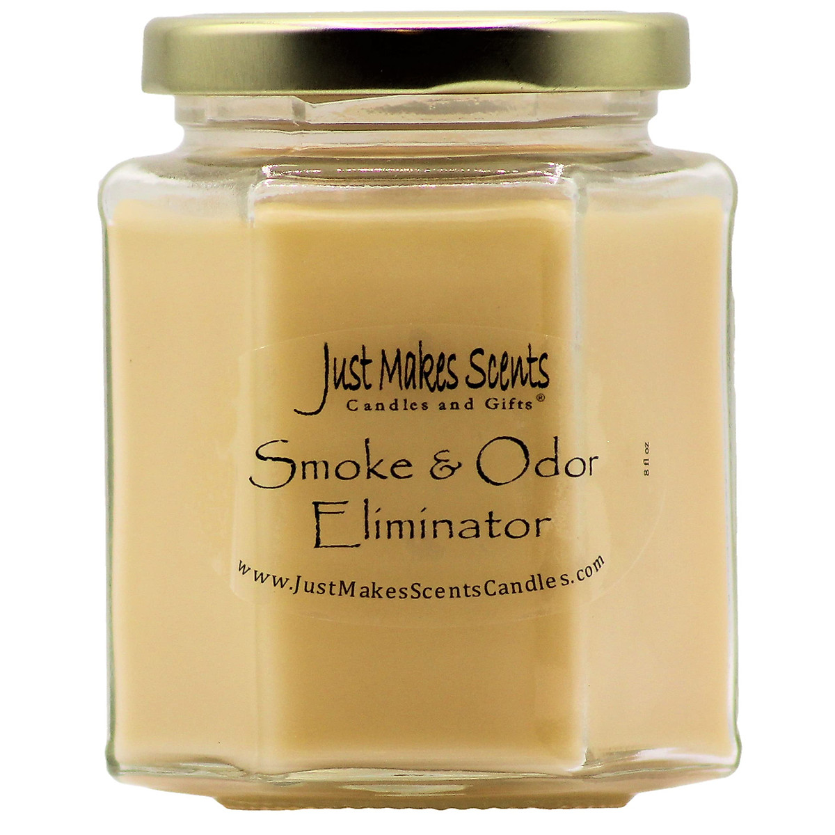 Smoke and Odor Eliminator Candle - Odor Eliminating Scented Candles for Home - Neutralizes Cigarette, Food, and Pet Smells | Natural Soy Wax Candle, Hand Poured in The USA