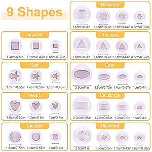 72 PCS Numbers Alphabet Stamps Cake Mold, PAGOW 32 PCS Plastic Cookie Cutter, DIY Baking Tools With 1 Fixing Tool (9 Shape Cutters)