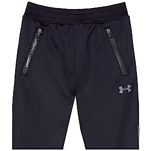 Under Armour girls Pennant Tapered Sweatpants, Black - Core, 4 US